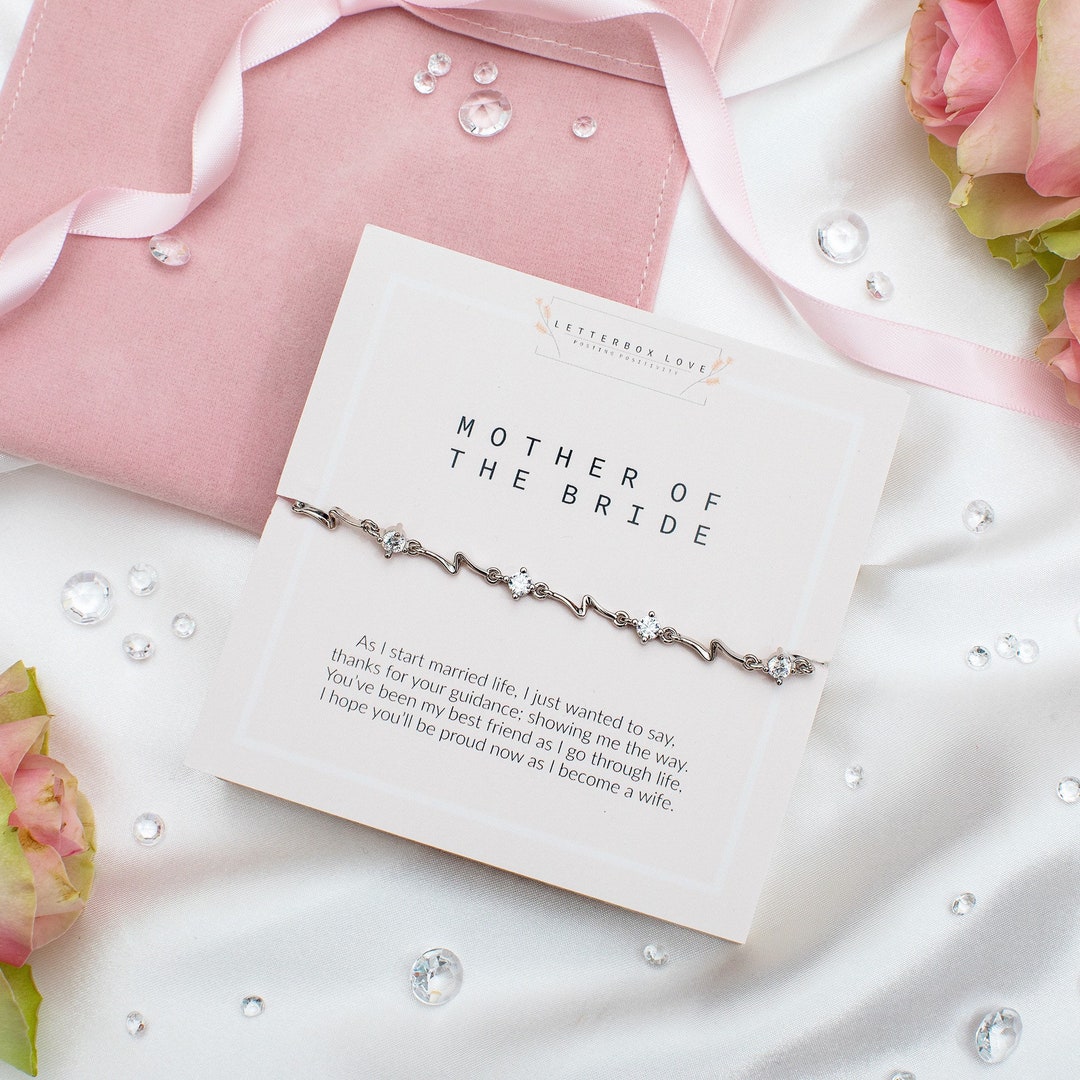 Mother of the Bride Bracelet Gift Parents of the Bride Gift - Etsy