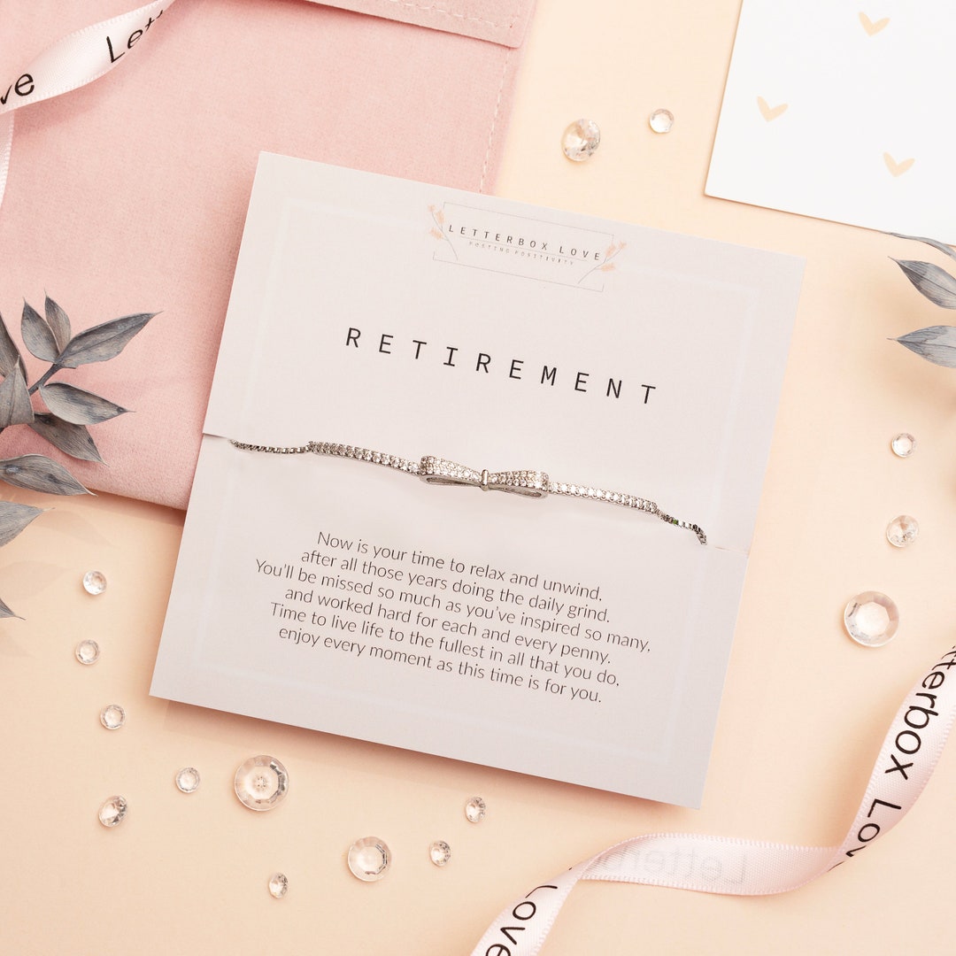 Retirement Bracelet Gift Boss Retirement Gift Retirement - Etsy