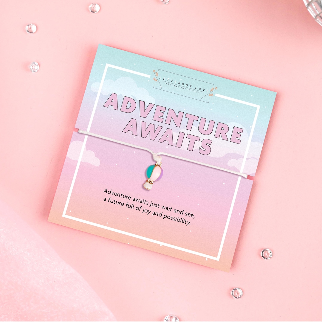 Travelling Bracelet| Travel Jewellery for Her| Hot Air Balloon Charm ...