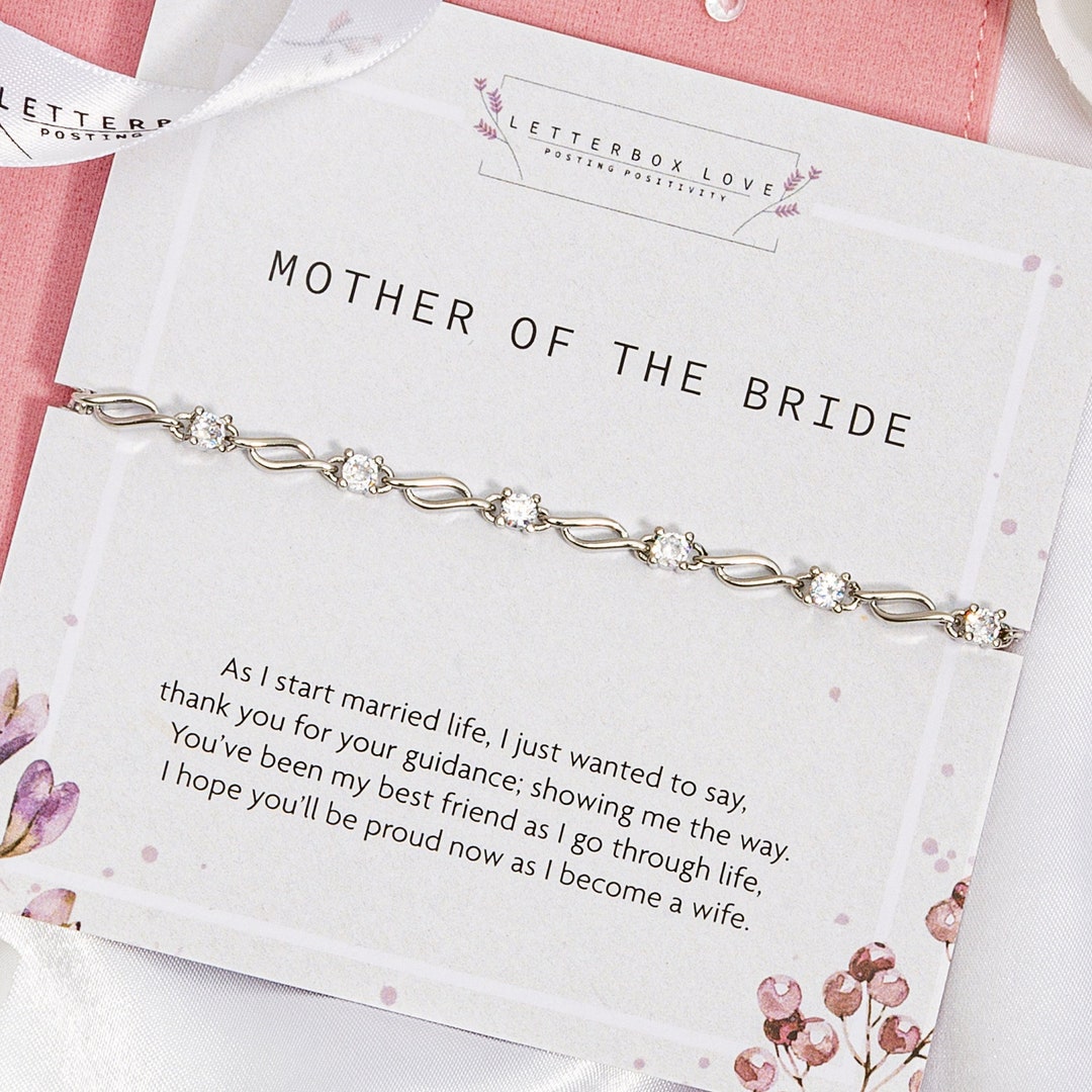Mother of the Bride Bracelet Gift | Parents of the Bride Gift ...