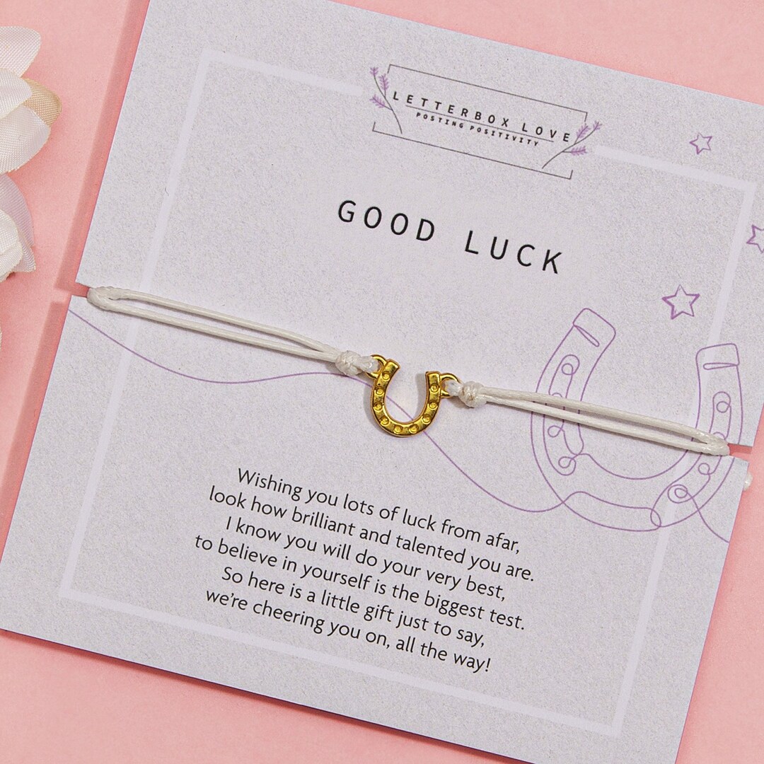 Good Luck Bracelet | Horse Shoe | Good Luck Gift | Good Luck Charm ...