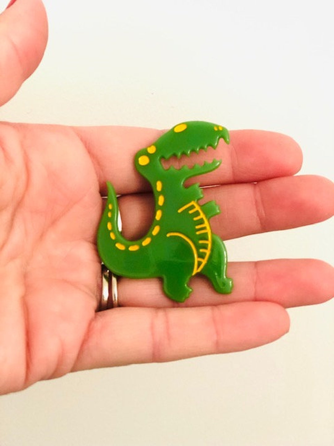 Dinosaur clip, Dino Hair Clips, T-rex Hair Clip - Etsy