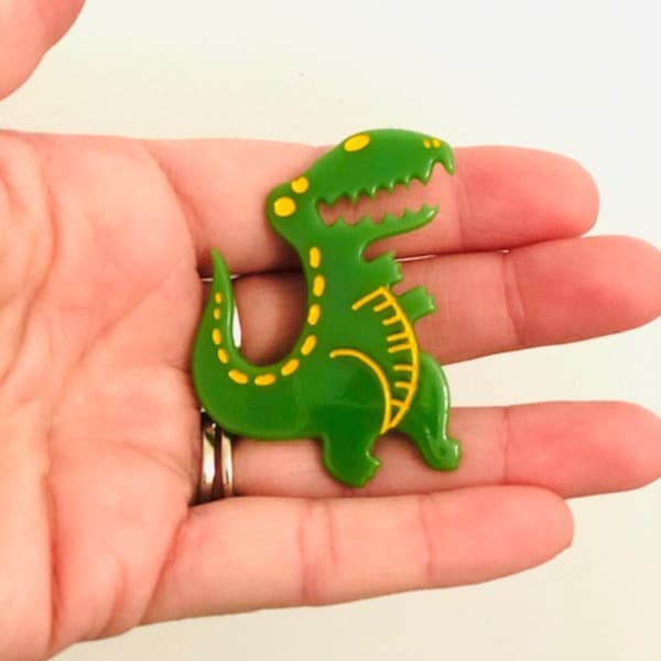 Dinosaur Hair Claw Clip - Etsy