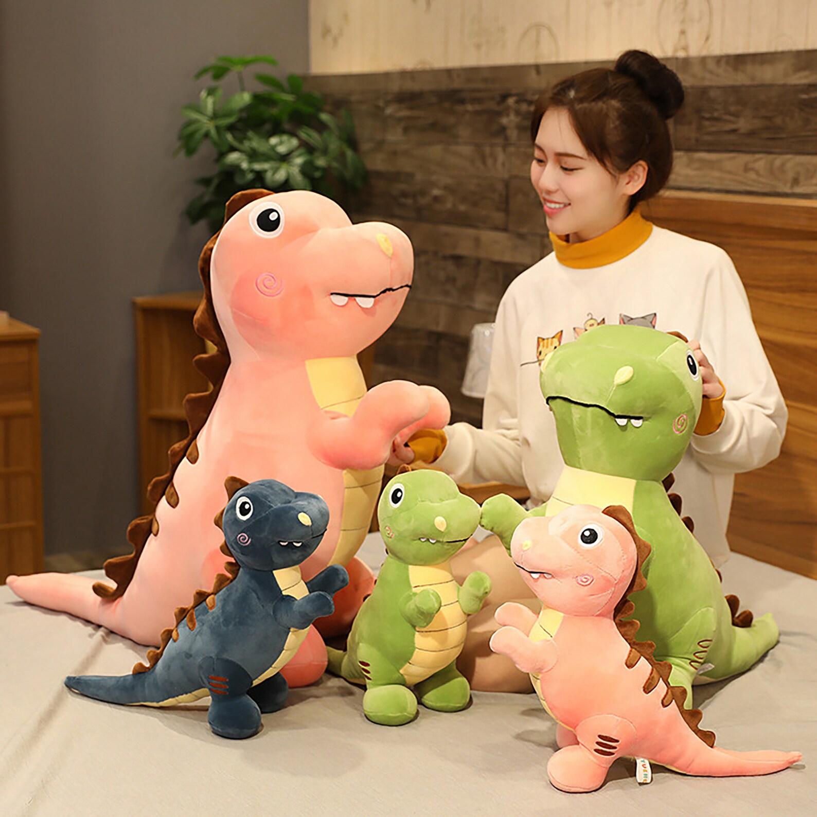 Cute Dinosaur kawaii Dinosaur Tyrannosaurus Stuffed | Etsy