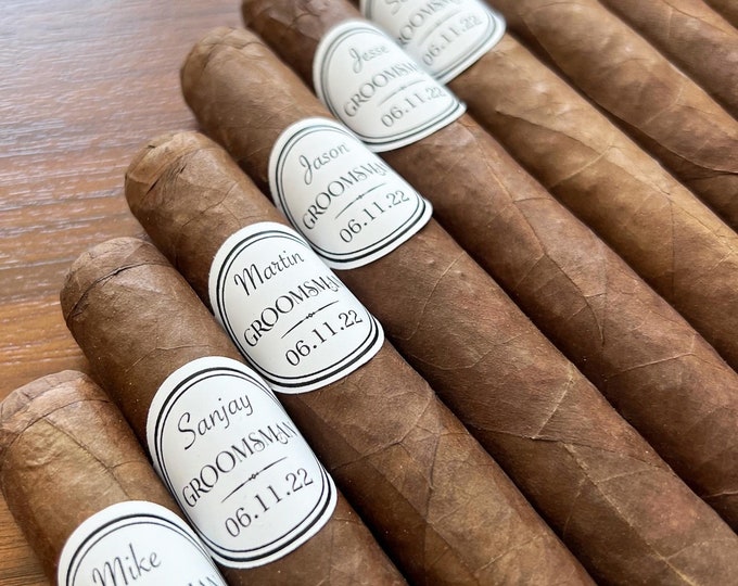 Personalized Custom Wedding Cigar Bands Sticker Wraps Cigar Labels ...