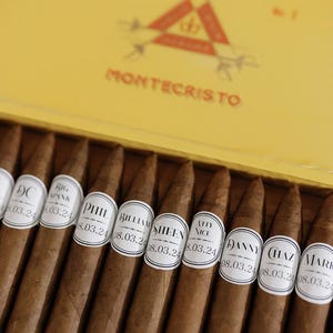 Personalized Custom Wedding Cigar Bands Sticker Wraps Cigar Labels ...