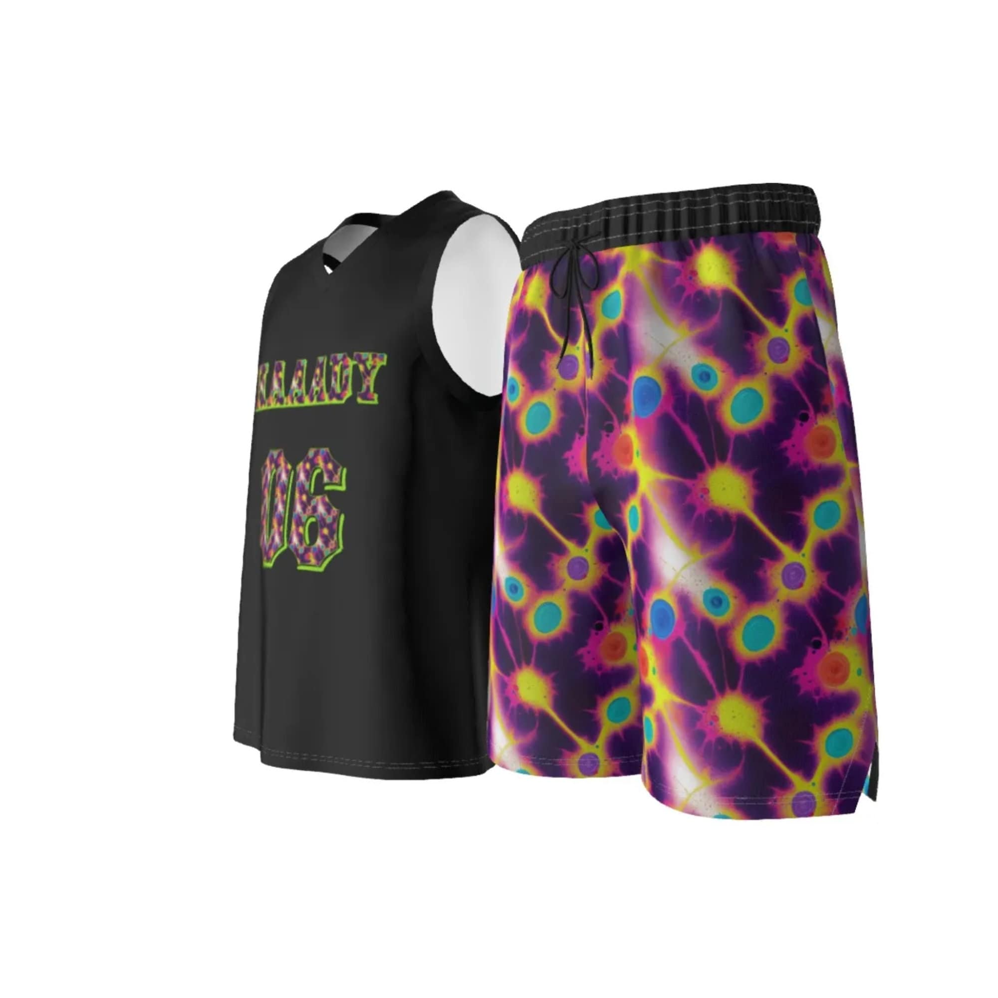 Haaady Gyaru Set, 90s Basketball Set, Athleisure Outfit, Neon Sports ...