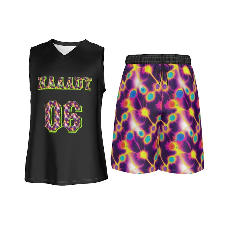 Haaady Gyaru Set, 90s Basketball Set, Athleisure Outfit, Neon Sports ...