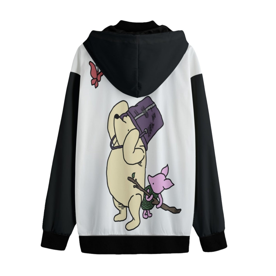 Winnie the Pooh Varsity Jacket, Unisex Varsity Jacket, Streetwear Coat ...