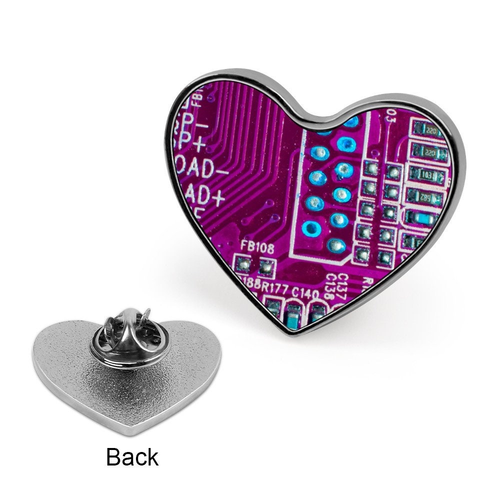 Motherboard Badge Techwear Pin Badge Computer Tech Gift - Etsy