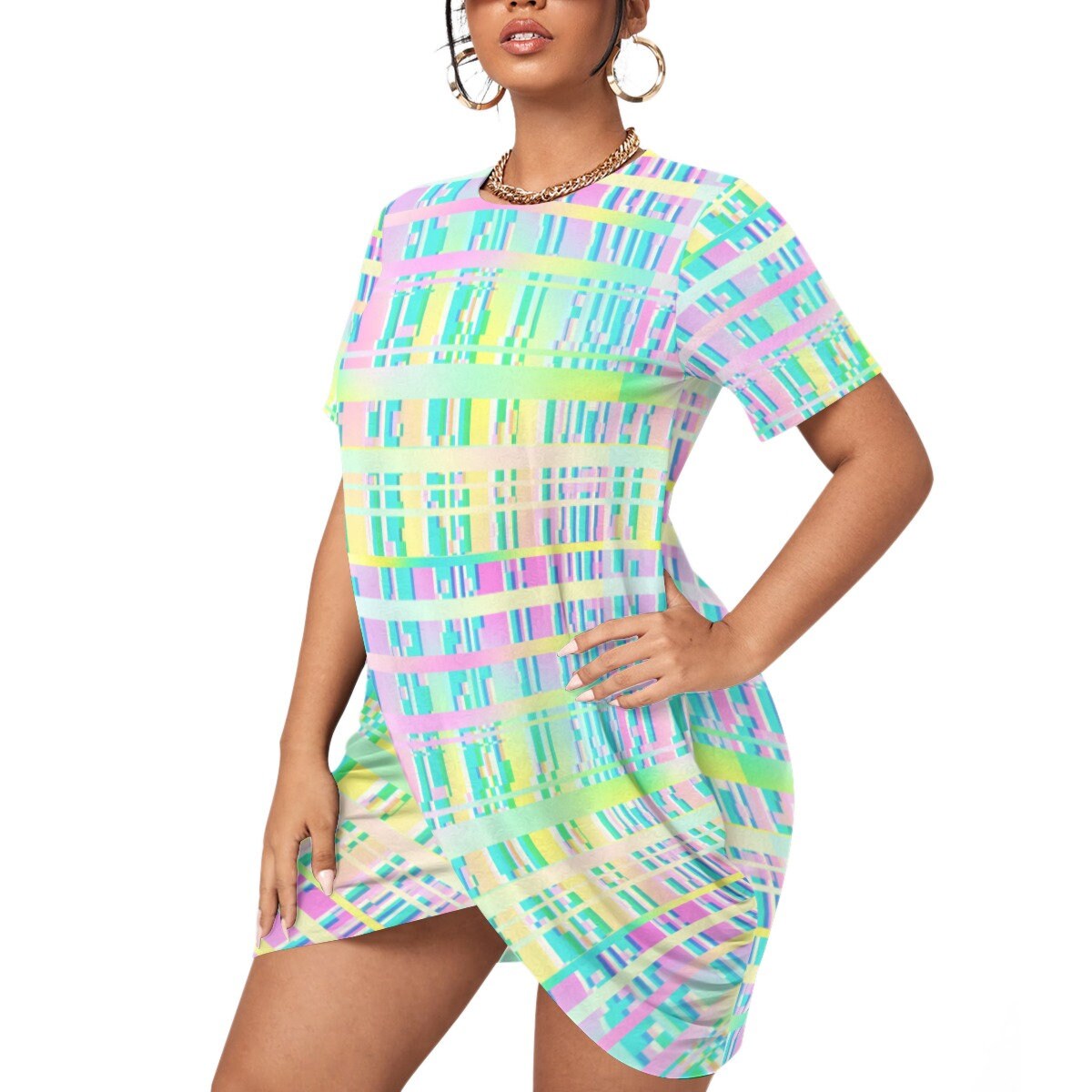 Plus Size Rave Dress, Solarpunk Clothing, Cybergoth Dress, Sci Fi ...