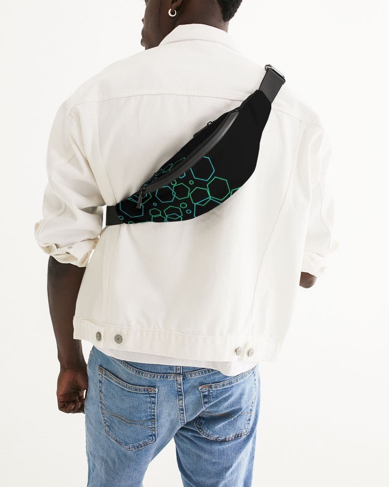 Tech Wear Bag, Crossbody Sling Bag, Waist Bag, Fanny Pack, Streetwear ...