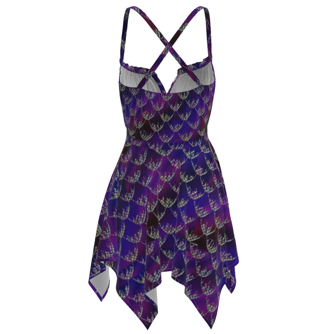 Mermaidcore Dress, Voidpunk Alien Dress, Gothic Fairycore, Alien Core ...