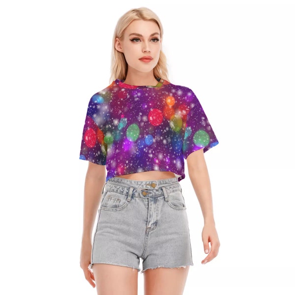 Galaxy Crop Top - Etsy