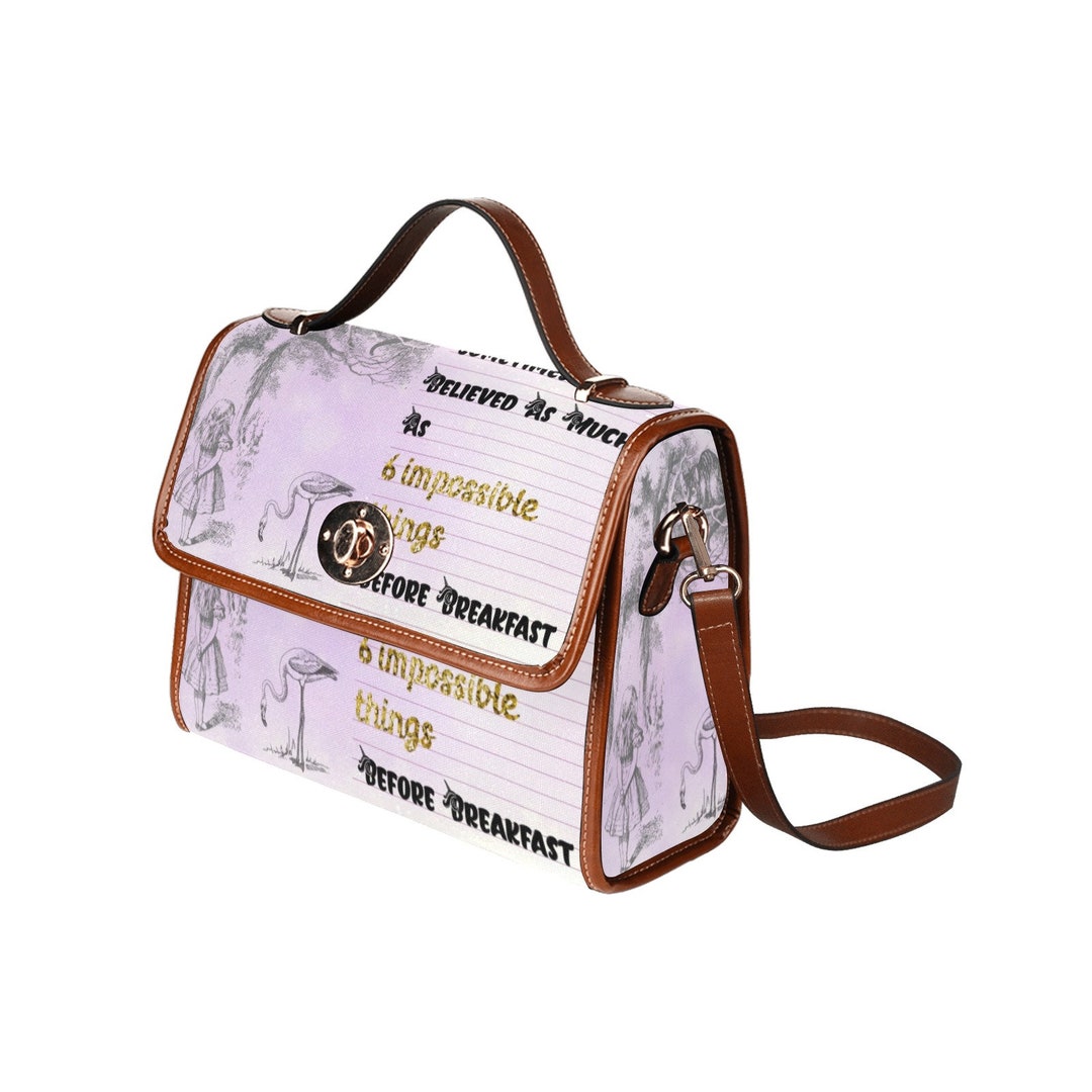 6 Impossible Things Bag, Alice's Adventures Bag, Lewis Carroll ...