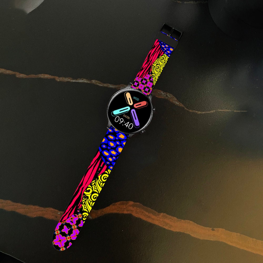 Neon Afrofuturistic Smartwatch, Back to Uni, Student Smartwatch ...
