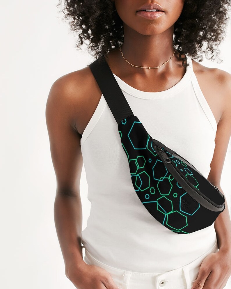 Tech Wear Bag, Crossbody Sling Bag, Waist Bag, Fanny Pack, Streetwear ...