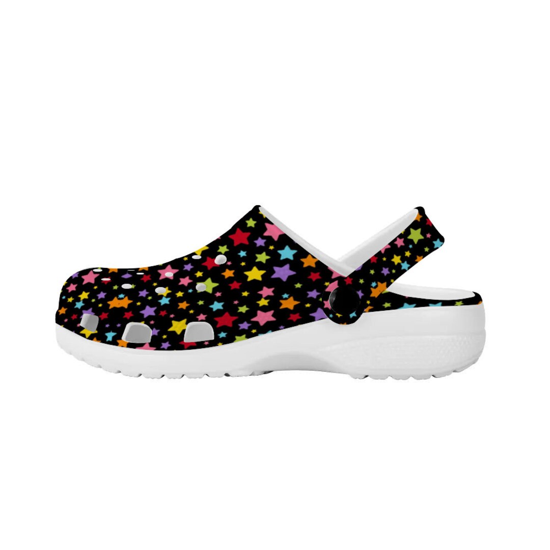 Clogs Rainbow Decora Clogs Androgynous Clothing Dark Kawaii Kidcore ...