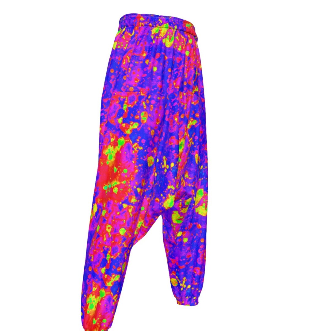 Neon Cyber Kei Harem Pants, Oshare Kei, Androgynous Clothing, Uchuu Kei ...