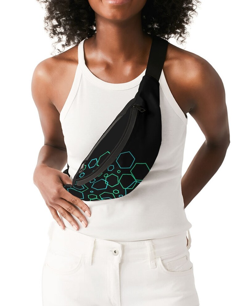 Tech Wear Bag, Crossbody Sling Bag, Waist Bag, Fanny Pack, Streetwear ...