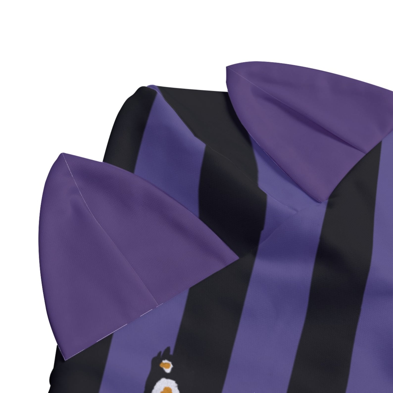 Punk Cat Zip Face Hoodie, Neon Punk Jacket, Decorative Ear Hoodie ...