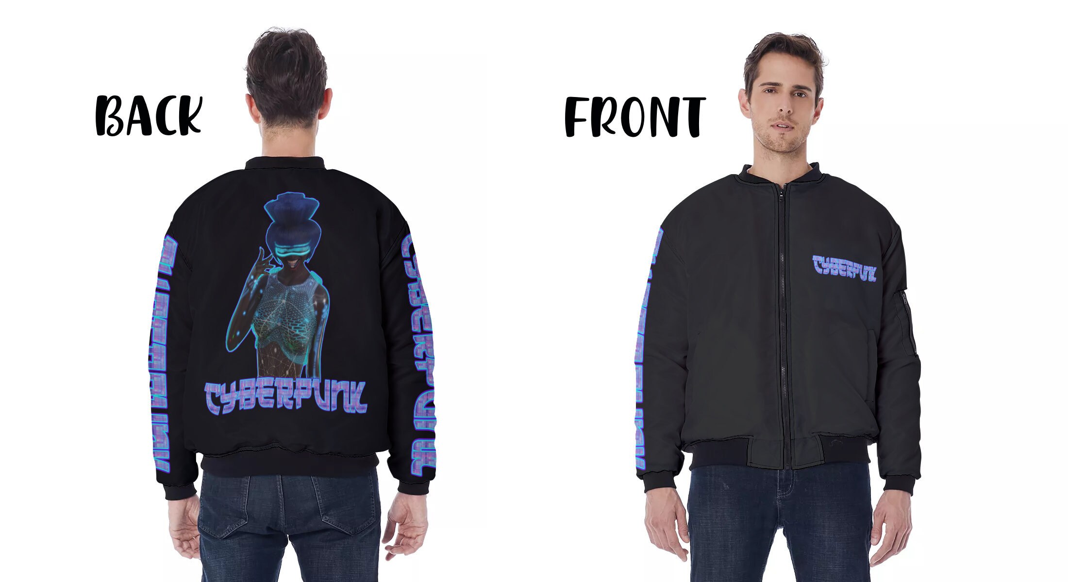 Cyberpunk Jacket, Futuristic Jacket, Cyberpunk Gifts, Galactic Designs ...