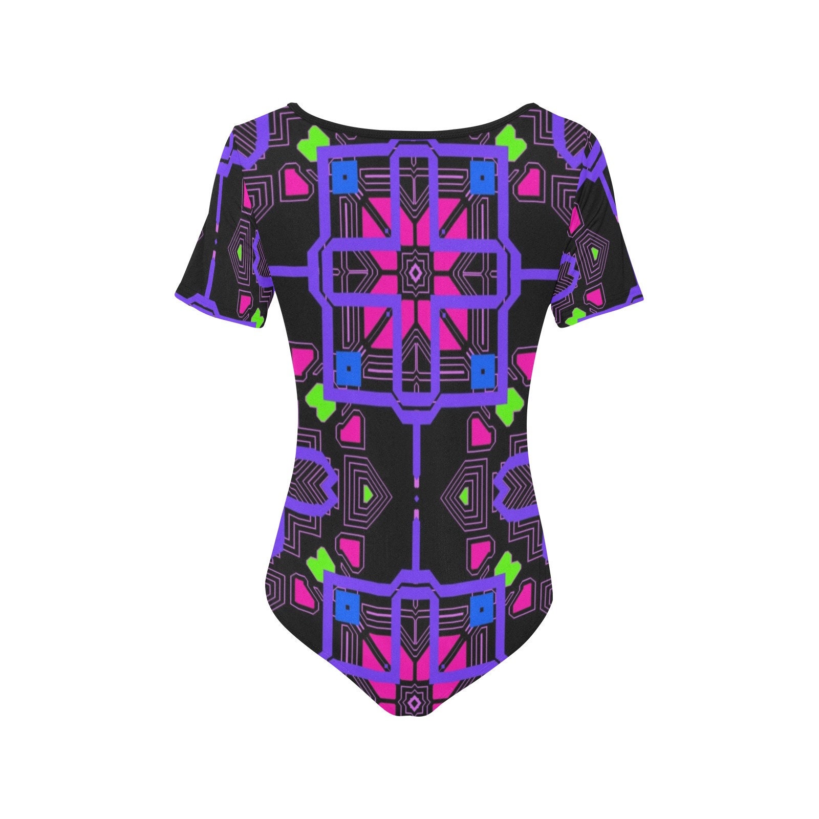 Techwear Bodysuit, Rave Catsuit, Neon Cyberpunk, Plus Size Rave Wear ...