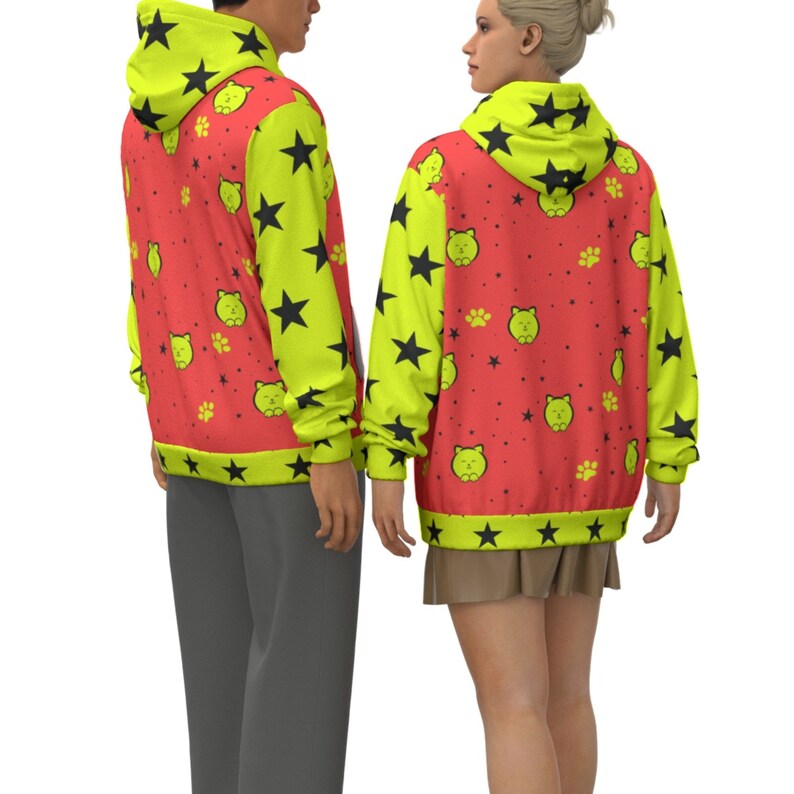 Kidcore Cat Hoodie, Haaady Gyaru, Oshare Kei, Harajuku Fashion, Decora ...