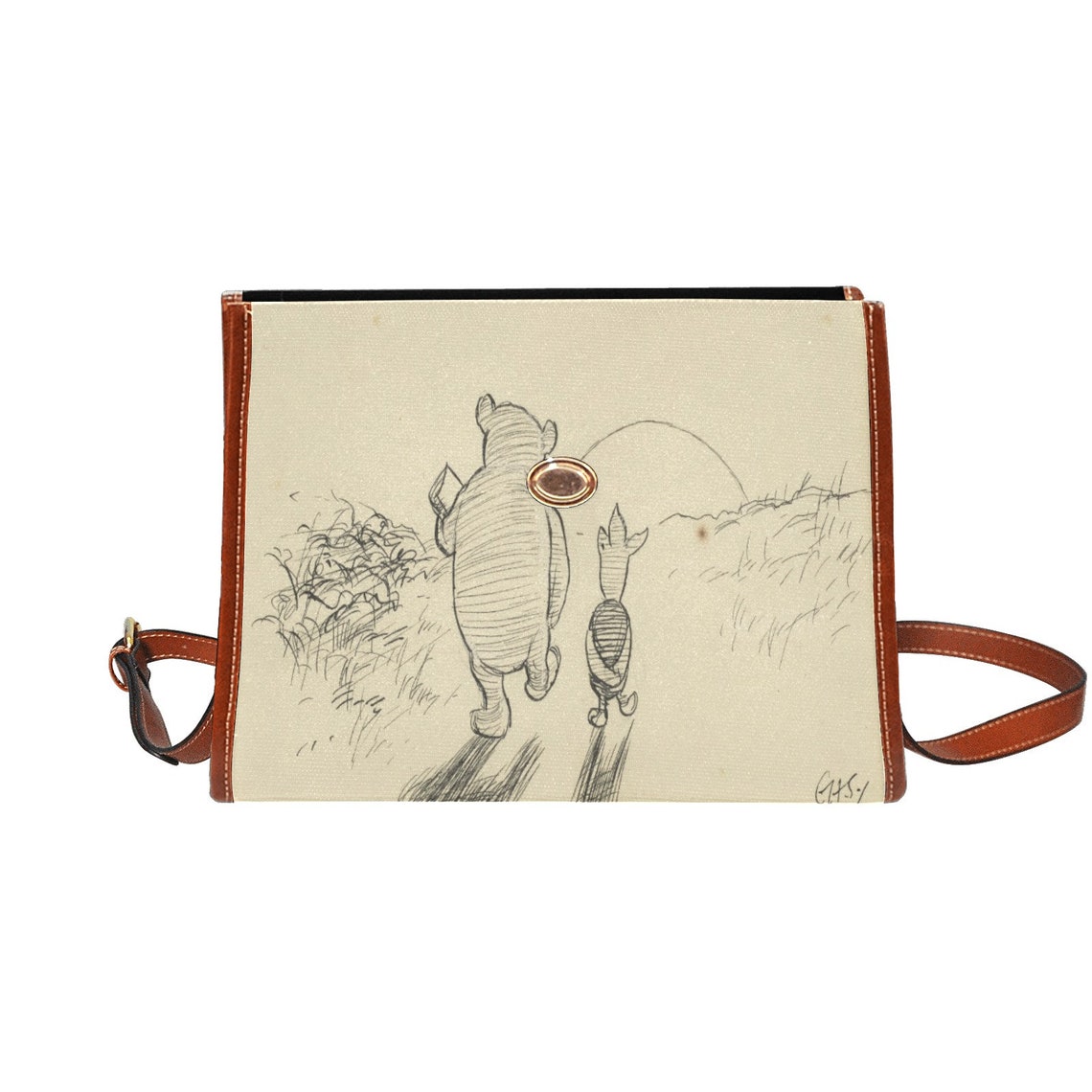 Pooh and Piglet Bag Winnie the Pooh A A Milne E A Shepard - Etsy