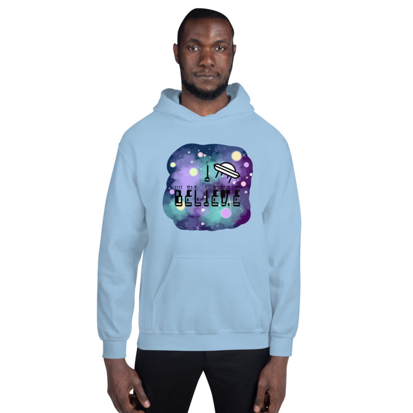 Unisex UFO Hoodie I Believe in Ufos Alien Fashion Space - Etsy