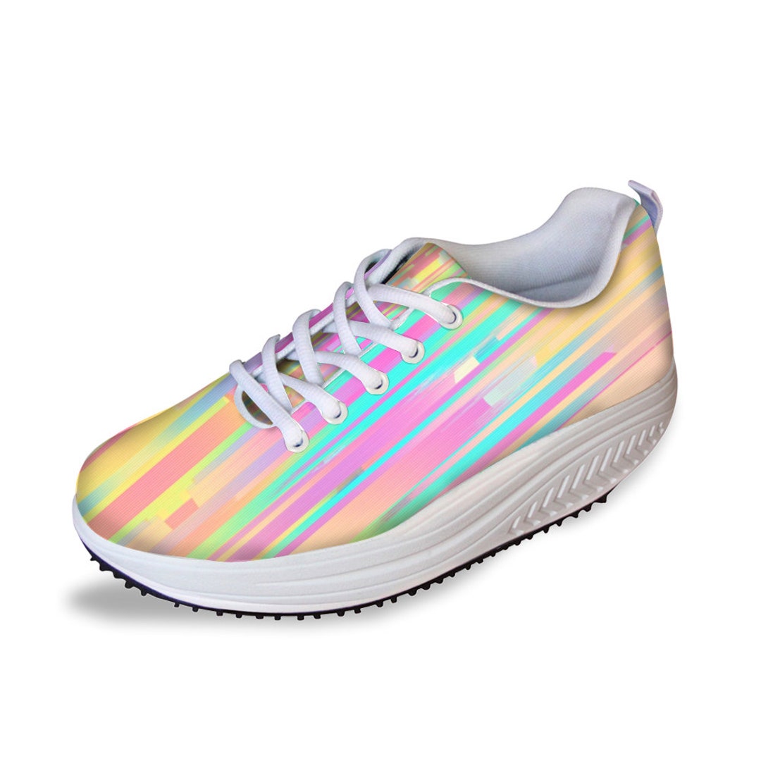 Glitchcore Platforms, Chunky Platform Sneakers, Alien Core Fashion ...