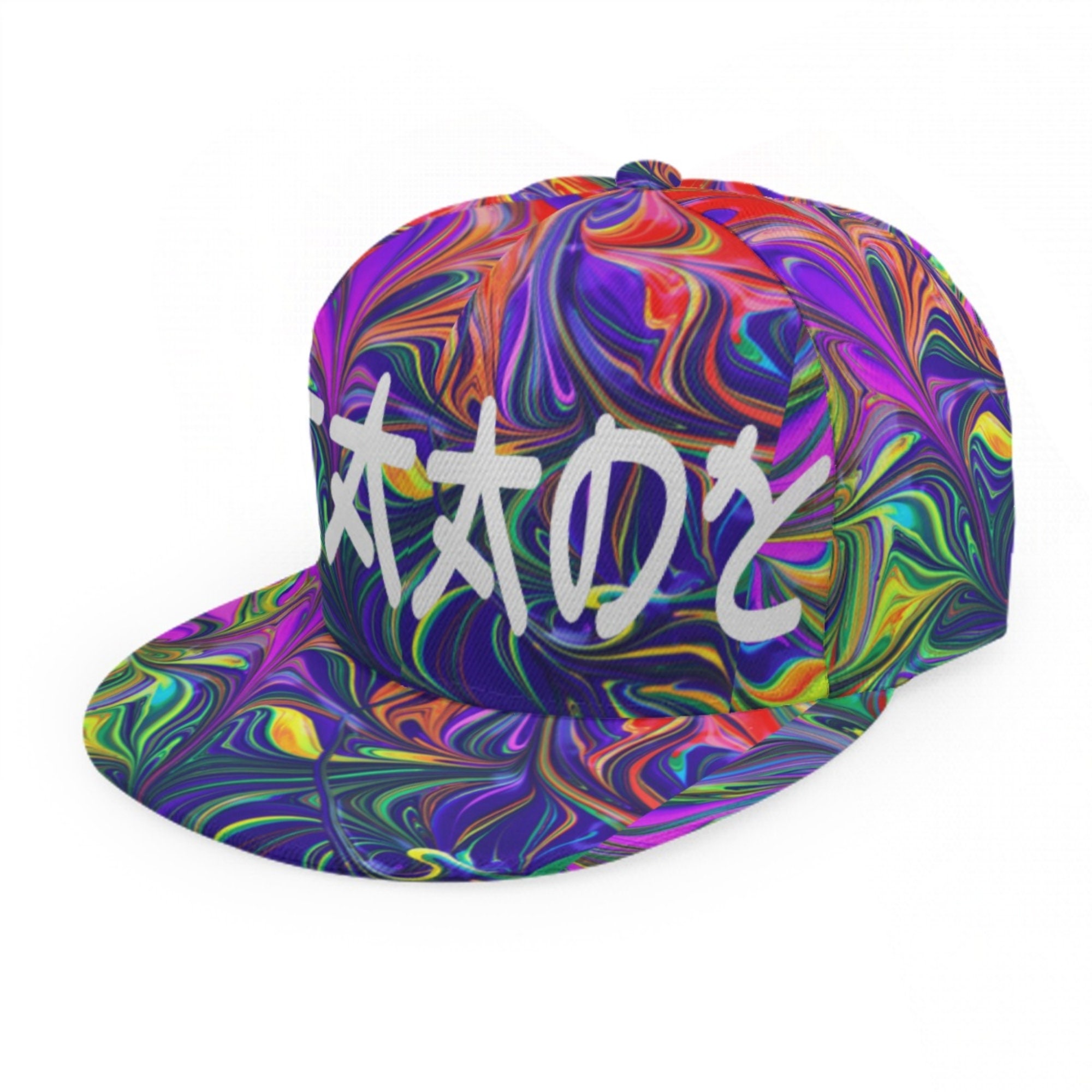 Haaady Neon Snapback, Paint Pour Hat, J Fashion Gift, Shibuya Style ...