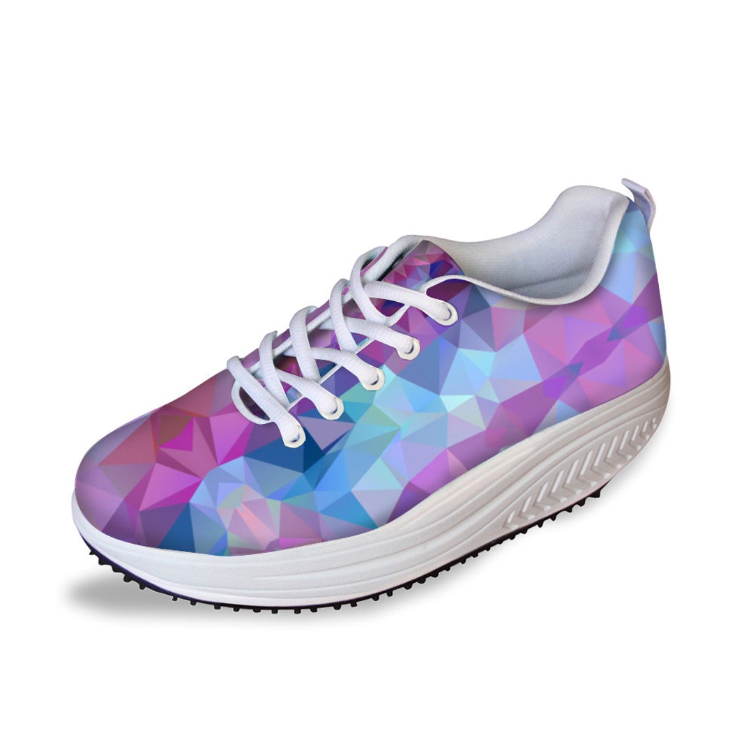 Low Poly Rocker Shoes, Rocker Bottom Sneakers, Futuristic Sneakers ...