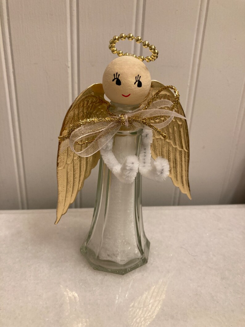 Hand Crafted Salt Shaker Angel Ornament - Etsy