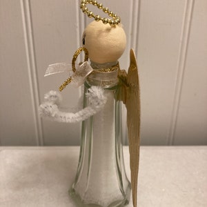 Hand Crafted Salt Shaker Angel Ornament - Etsy