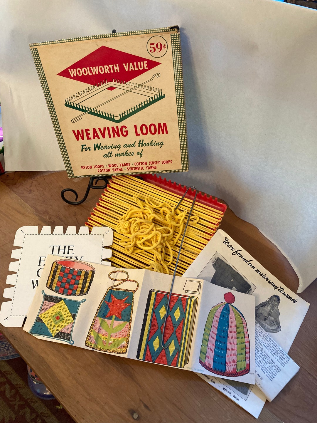 Vintage Weaving Loom Woolworth Value - Etsy