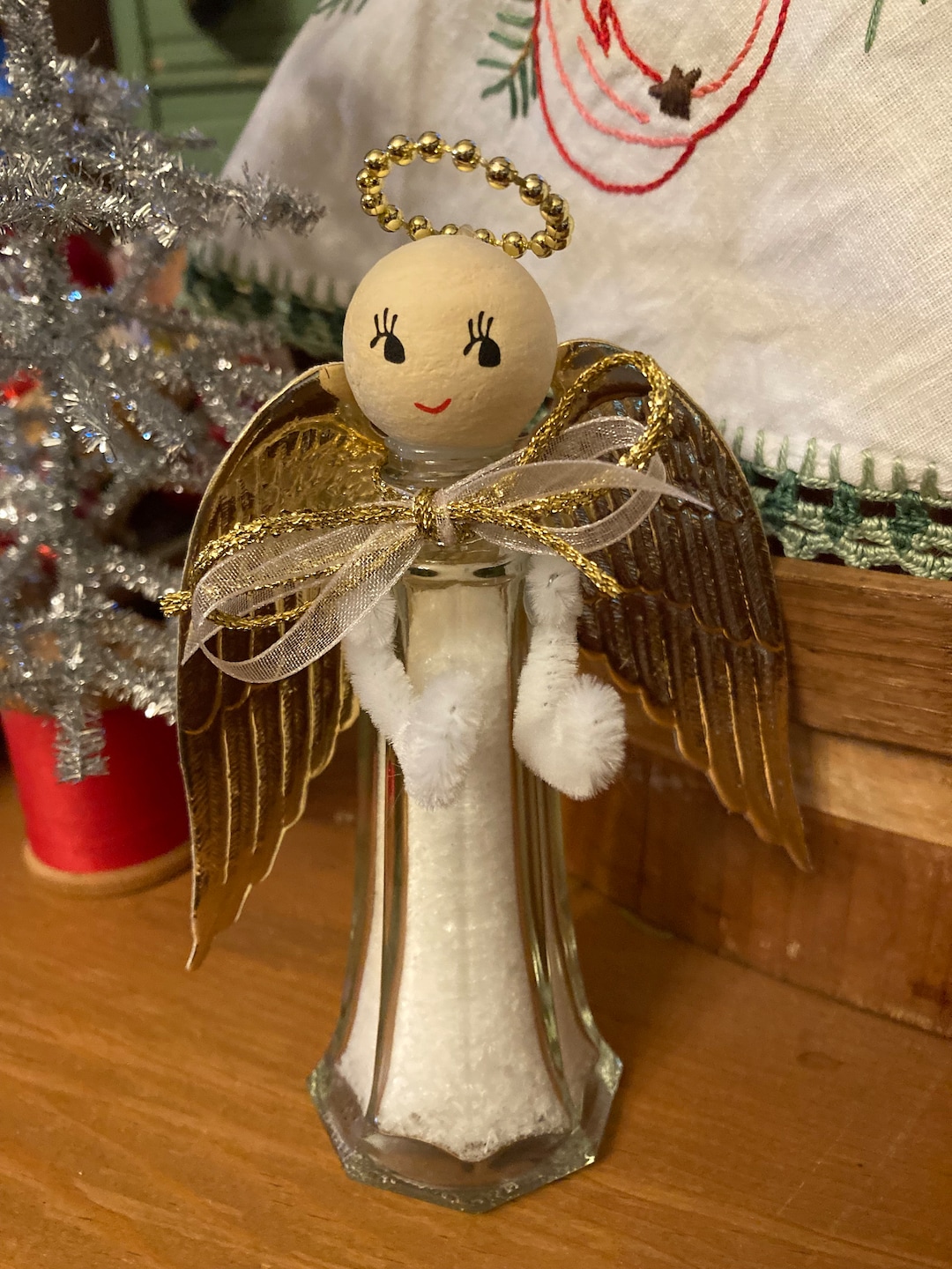 Hand Crafted Salt Shaker Angel Ornament - Etsy
