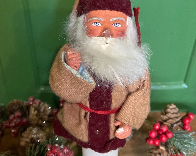Antique Santa Candy Container - Etsy