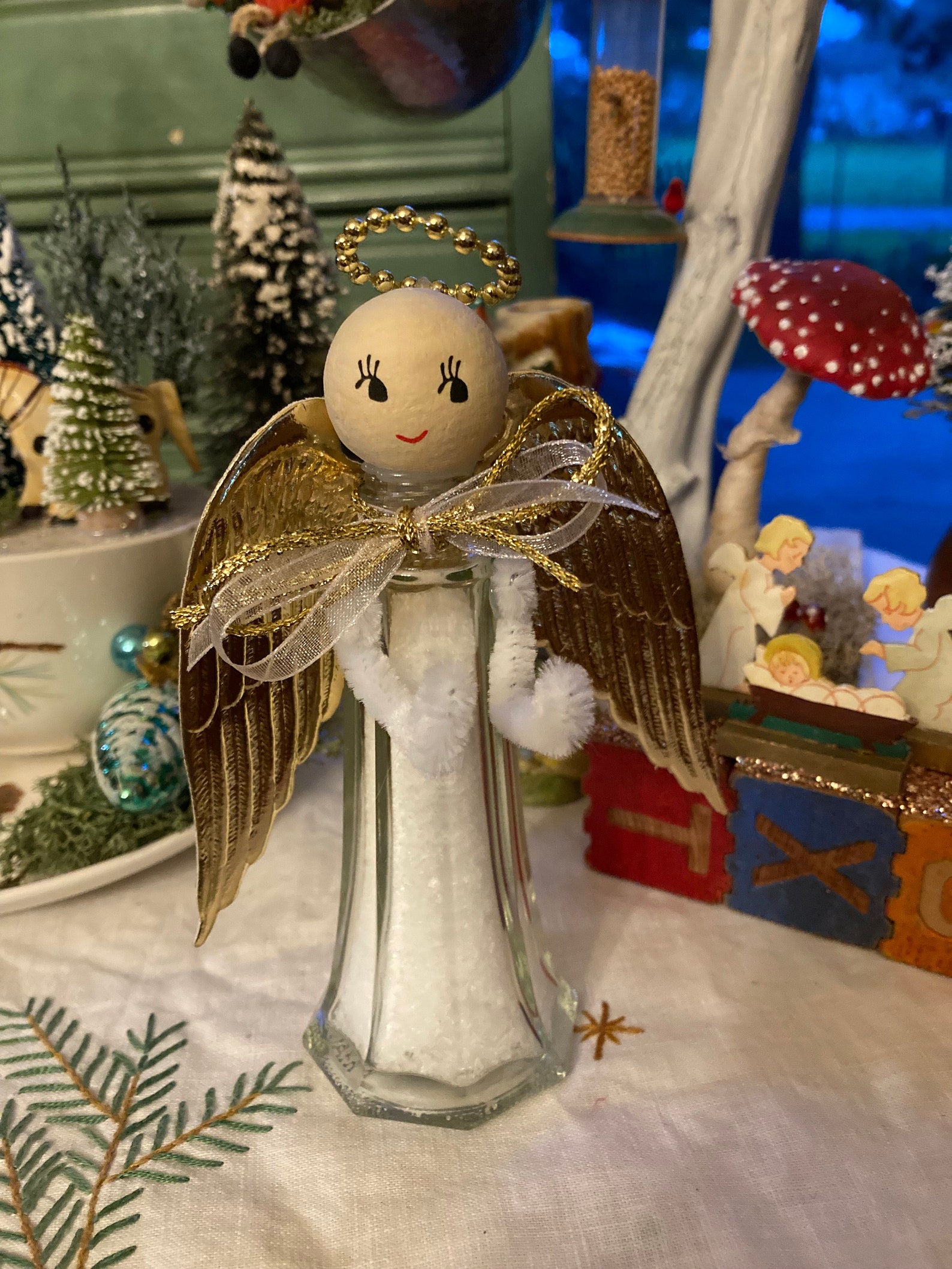 Hand Crafted Salt Shaker Angel Ornament - Etsy