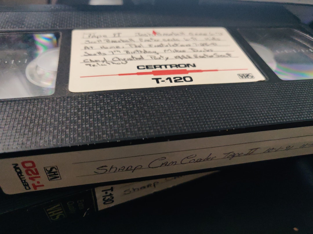 VHS or (vhs/vhs-c/mini-dv/hi-8/8mm) to Digital - Etsy