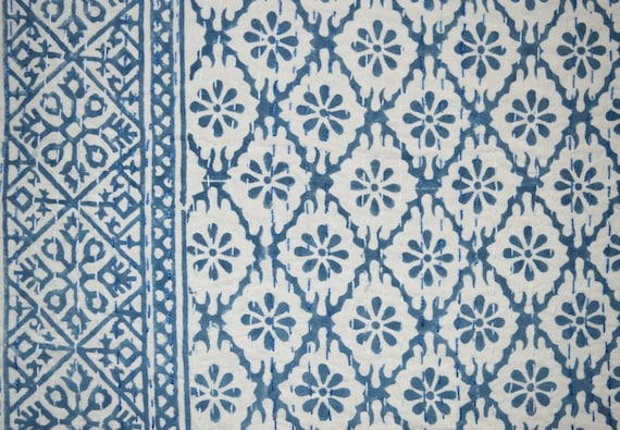 Hand Block Print Kantha Quilt Indian Kantha Bedspread Kantha | Etsy