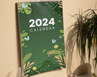 2024 Printable Wall Calander Printable Calendar 2024 Calendar Monthly ...