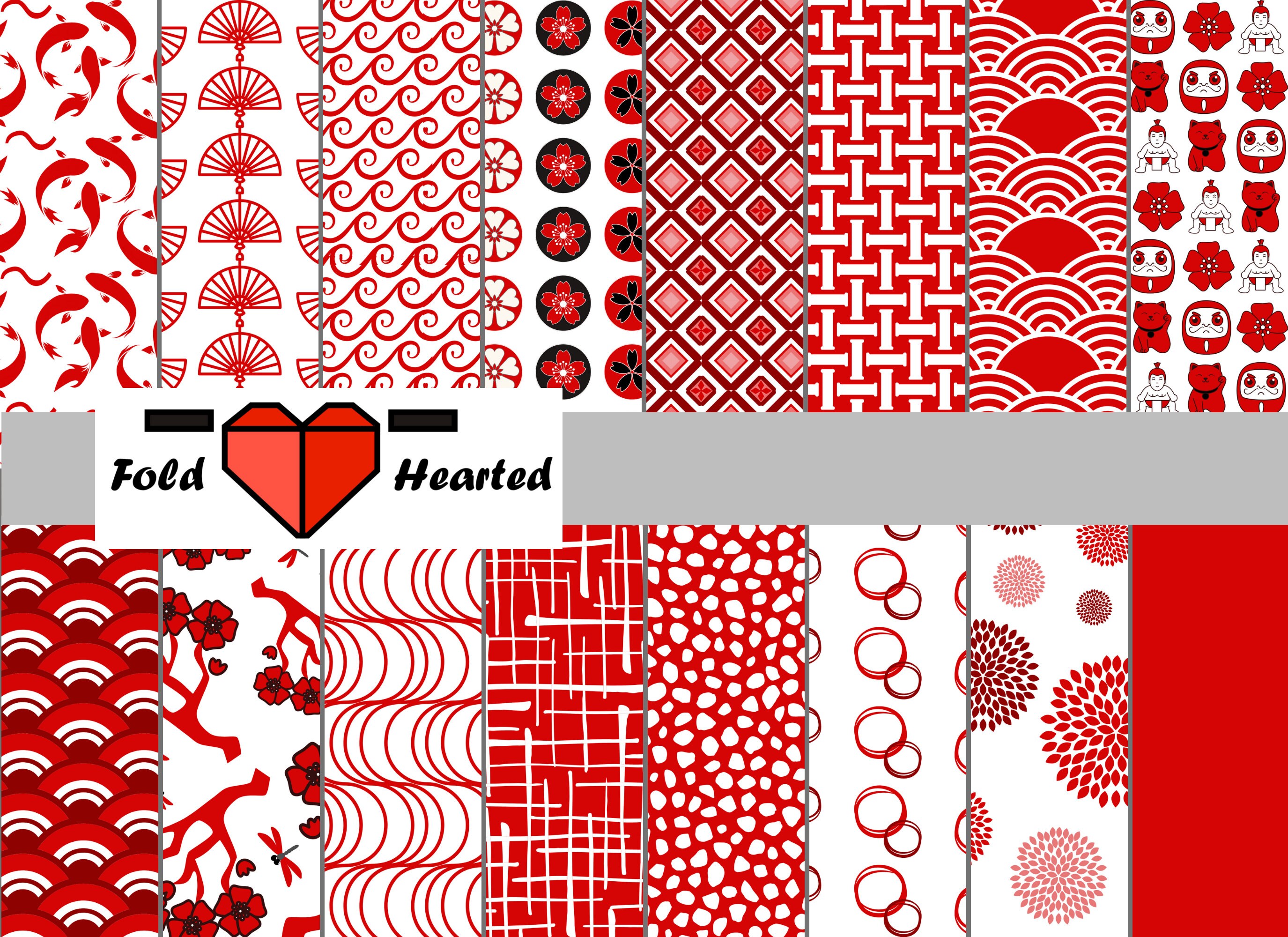 Red Origami Paper Value Pack, Japanese Inspired, 6 in X 6 In, to ...
