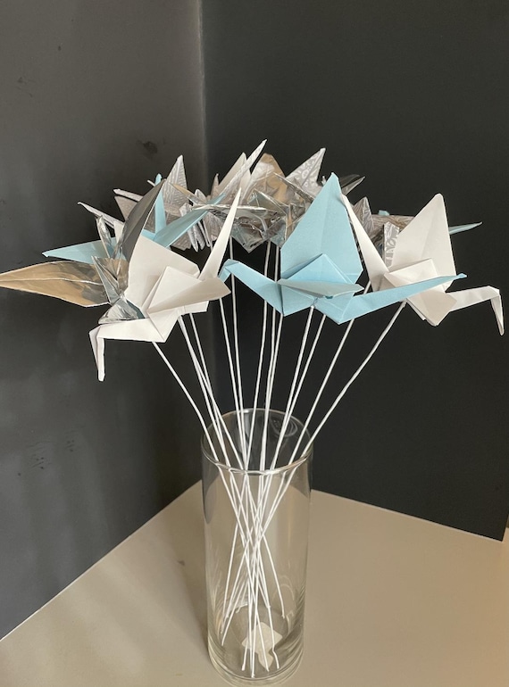 Origami Centerpiece Folded Paper Translated Into Cast Metal For