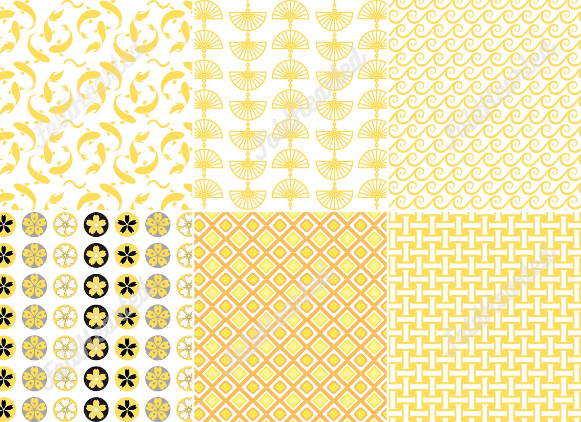 Yellow Origami Paper Value Pack Japanese Inspired 6 in X 6 | Etsy