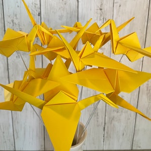 Origami Crane Bouquets in 5 Color Options for Wedding Decorations ...