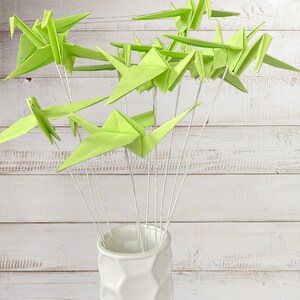 Origami Crane Bouquets in 5 Color Options for Wedding Decorations ...