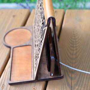 Wood Book Valet, Bedside Book Organizer, Personalized Reading Caddy ...
