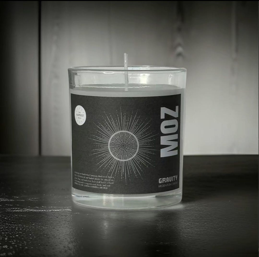 GRAVITY | Moments of Zen Centering Meditation Candle (handmade in Socal ...
