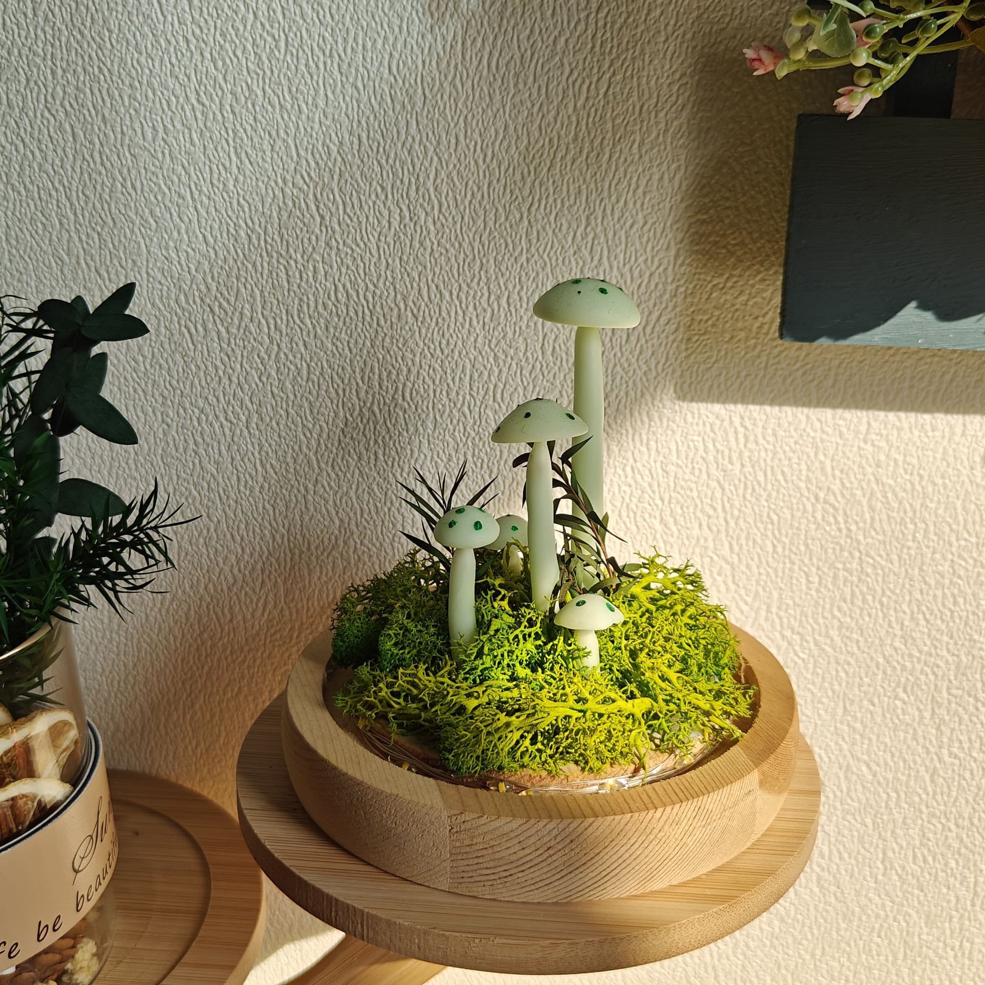 Handmade Glowing Mushroom Lights Fairy Glow Home Decor Fungus Lights ...